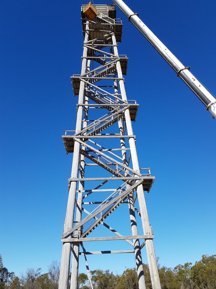 TRS Wins Bid to Repair Waaje Fire Tower in Australia - Timber ...
